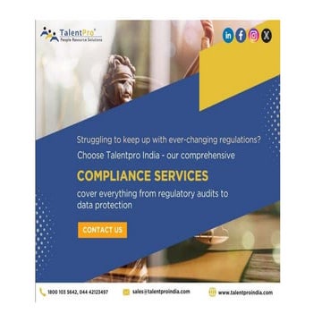 Statutory Compliance Services with TalentPro | PPT