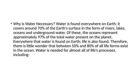 Properties of Water Presentation | PPT