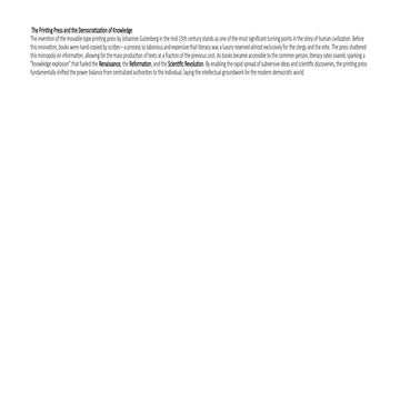 The Printing Press and the Democratization of Knowledge | PPTX