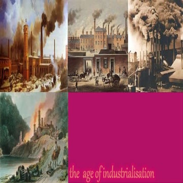 The age of industrilisation | PPTX