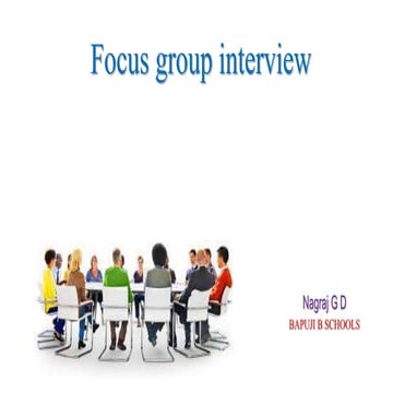 focus group interview | PPT