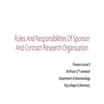 ROLES AND RESPONSIBILITIES OF sponsor and CRO.pptx