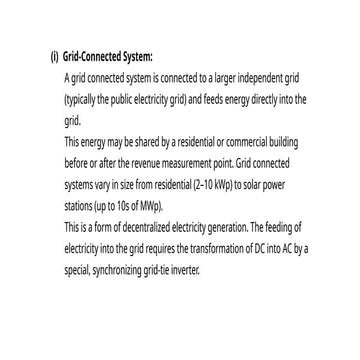New Microsoft Powerpoint Presentation On Grid Connected System Pptx