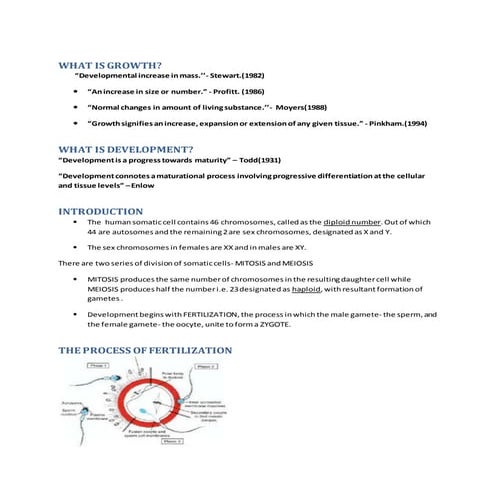 OROFACIAL GROWTH AND DEVELOPMENT ORTHODONTICS | DOCX | Infertility ...