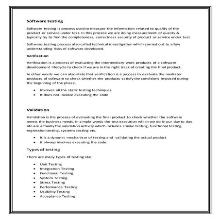 Software Testing Assignment Docx