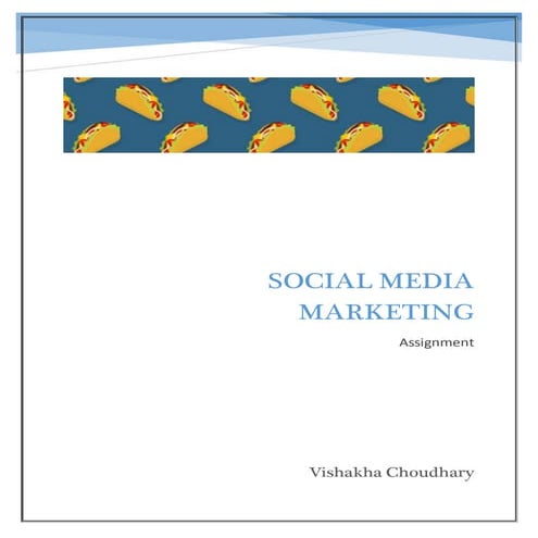 social media marketing by TACO BELLS | DOCX