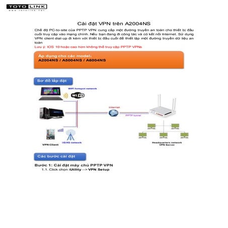 Cài đặt VPN trên A2004NS | DOCX