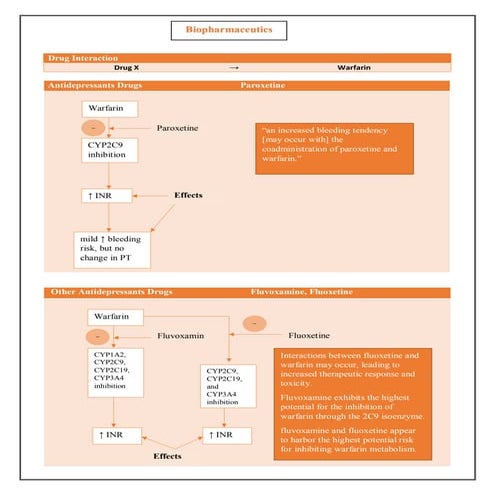 Warfarin Drug drug interactions | PDF