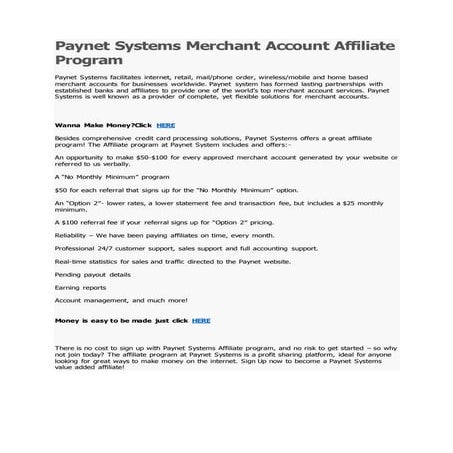 Paynet Systems Merchant | DOCX