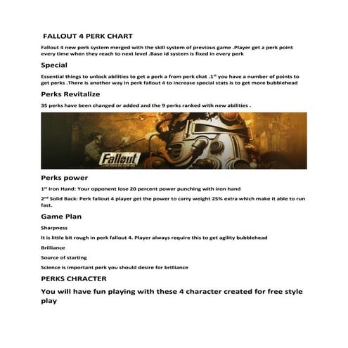 Fallout 4 game | PDF