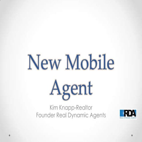 New mobile agent | PPT