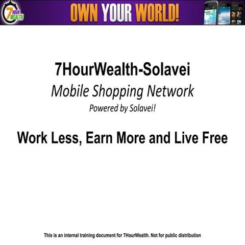 Solavei Mobile Shopping Club Presentation | PPTX