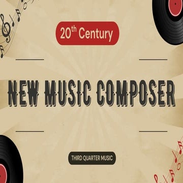 NEW MUSIC.pdf 20th century new music composers | PDF