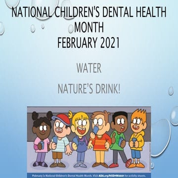 New national children's dental health month [autosaved] | PPTX | Oral ...