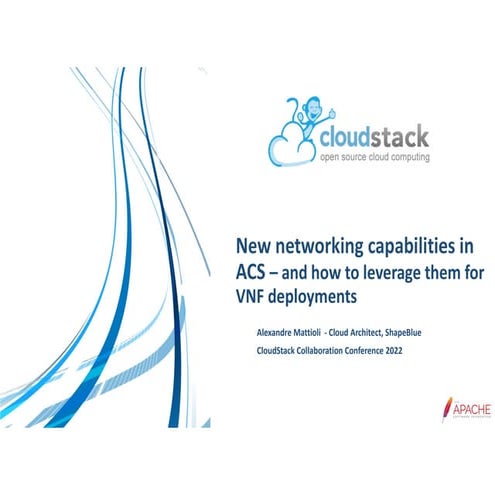 New Networking Capabilities In ACS And How To Leverage Them For VNF ...