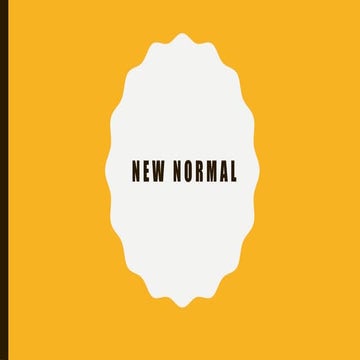 NEW NORMAL pengertian new normal covid 19 | PPTX