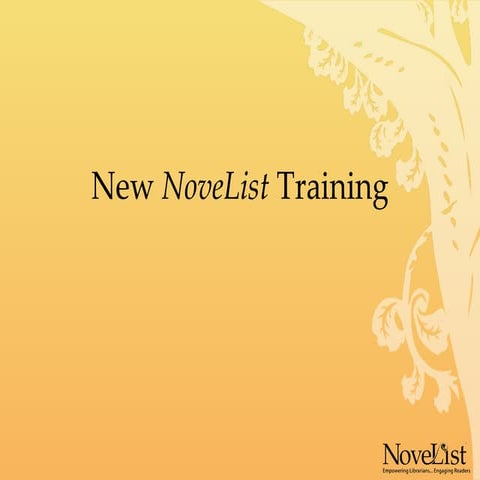 New NoveList | PPT