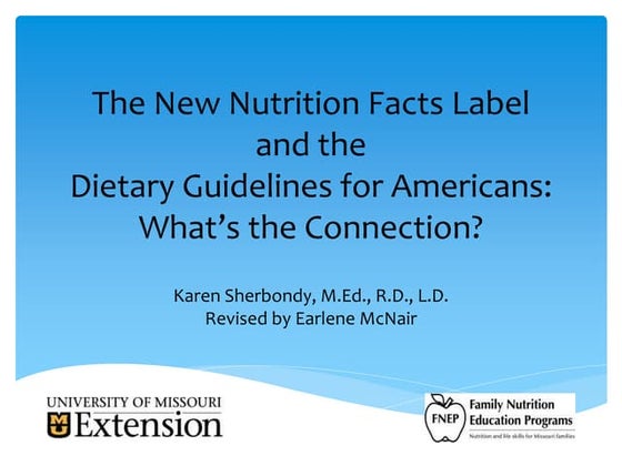 Nutrition labelling | PPT