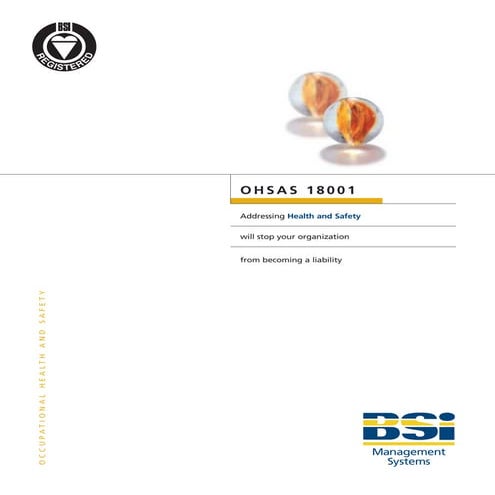 New ohsas 18001 | PDF