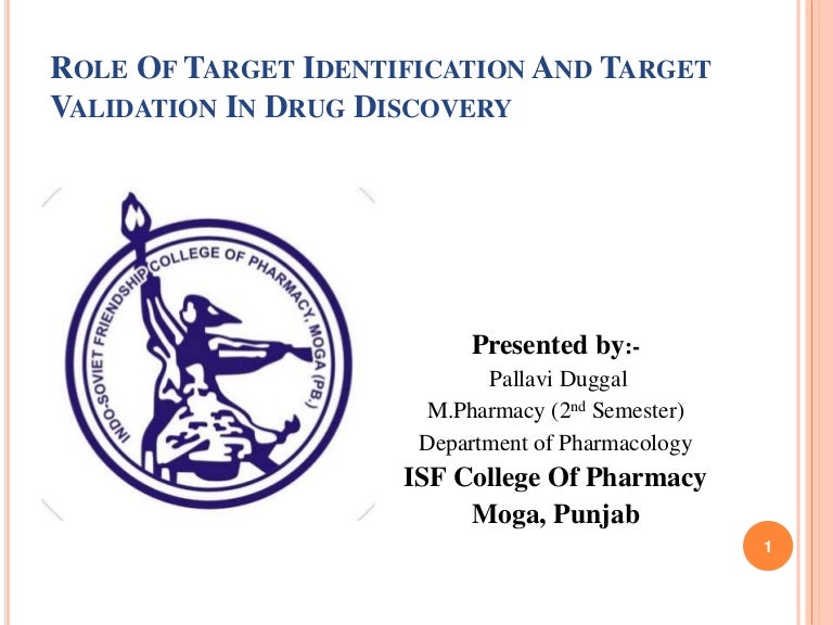 Role Of Target Identification And Target Validation In Drug Discovery…