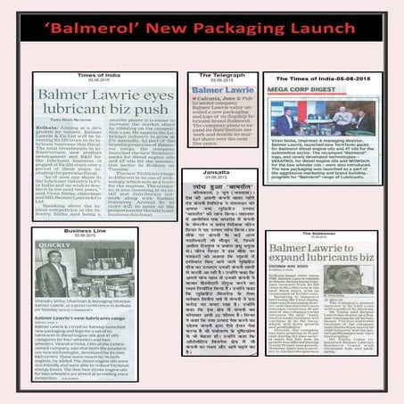 New packaging launch coverage | PDF