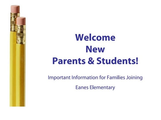 Parent orientation | PPT