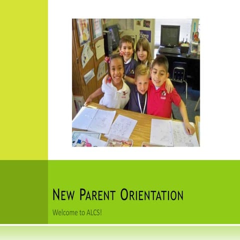 New Parent Orientation 2013 | PPTX