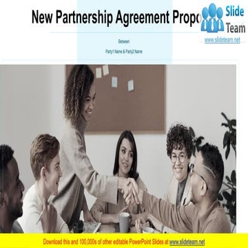 New Partnership Agreement Proposal PowerPoint Presentation Slides | PDF