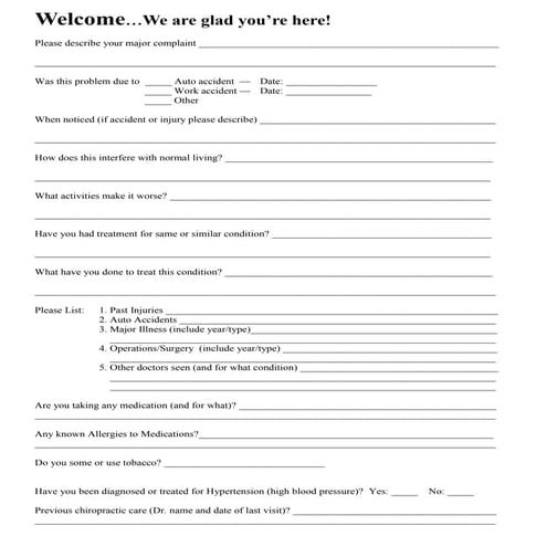 New Patient Welcome Packet | PDF