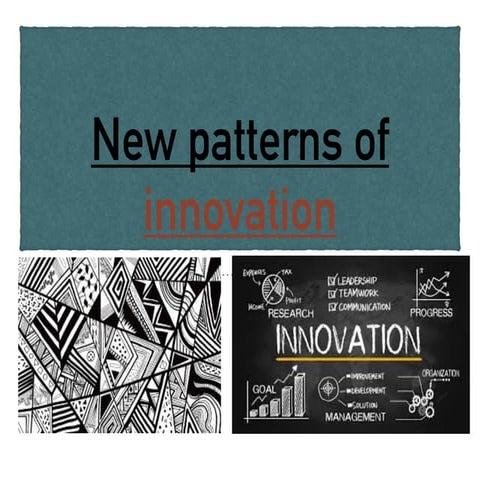New patterns of innovation | PDF