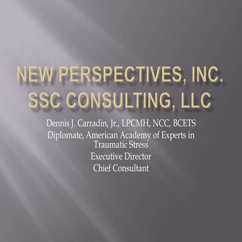 New Perspectives, Inc Promo | PPTX