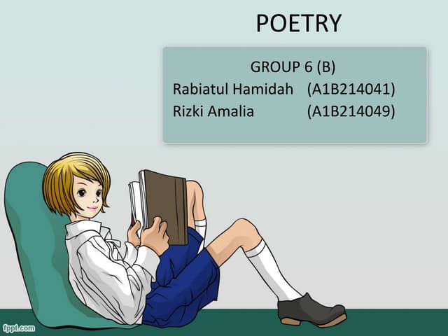 Introduction to poetry | PPTX