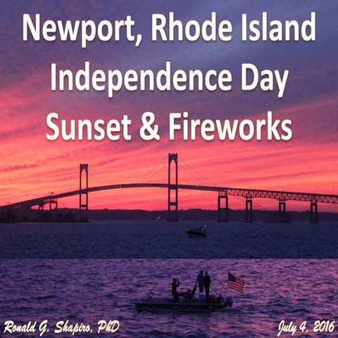 Newport Rhode Island 2016 Independence Day Sunset and Fireworks | PDF