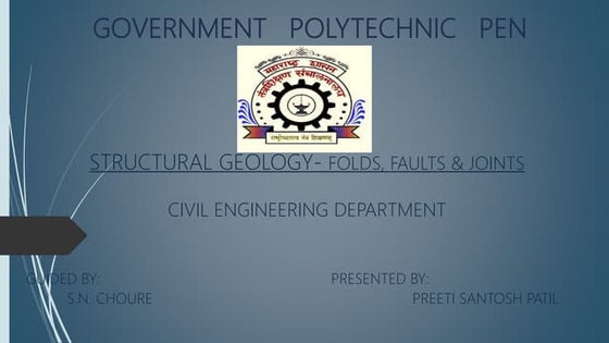 Description and classification of folds | PPT | Geology | Science