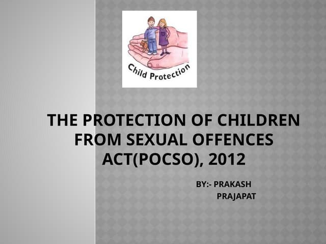 POCSO Act | PPT