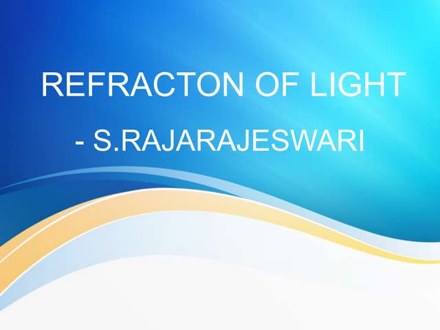 Properties of light | PPTX