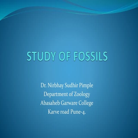 fossils | PPT