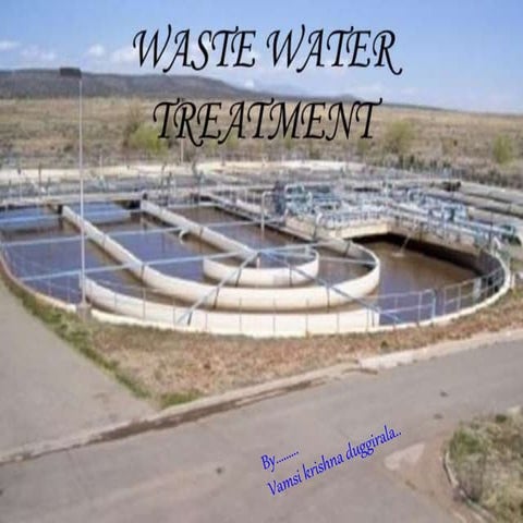 presentation on waste water management... | PPTX