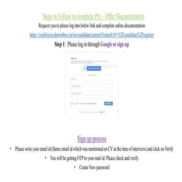 New Pre -Offer Documentation User Guide..pptx