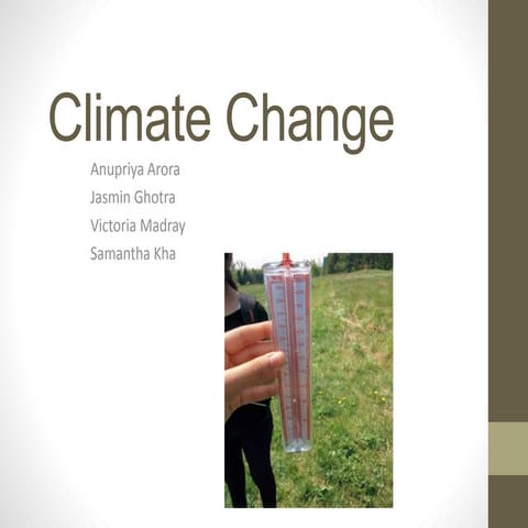 Climate Change Powerpoint | PPTX