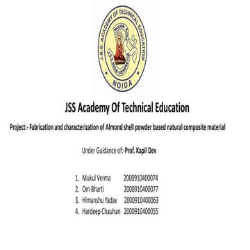 new presentation ppt 2 about Almond shell powder.pptx