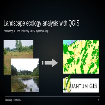 Lund 2015 - QGIS workshop | PDF