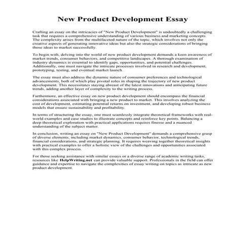 New Product Development Essay.pdf