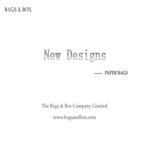 Box structure (www.bagsandbox.com) | PDF