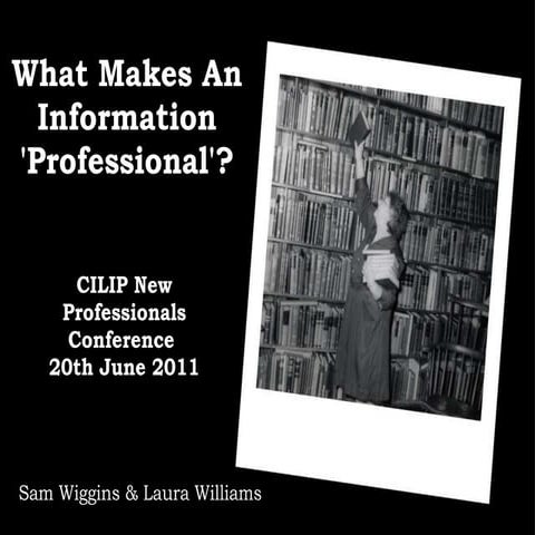 What Makes an Informational 'Professional'? | PPT
