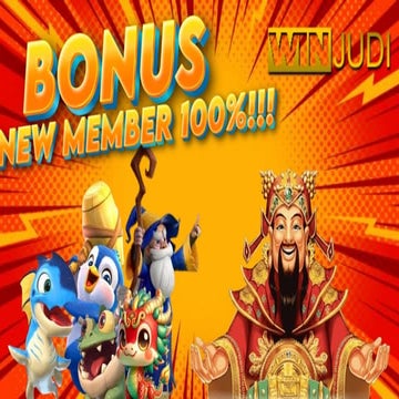👑👑WINJUDI EVENT BONUS NEW MEMBER 100%👑👑 | PPT