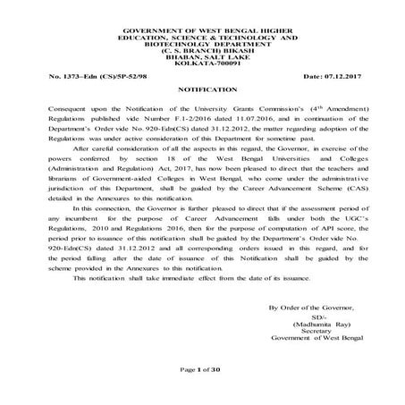 New promotion rule 2016 WB.docx | Postgraduate Education | College ...