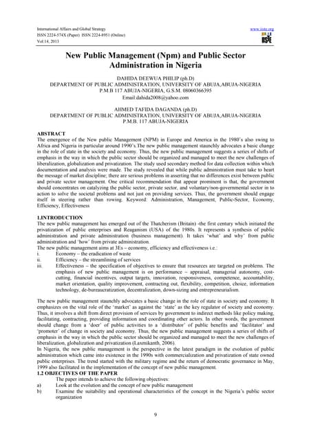 New public management | PPTX