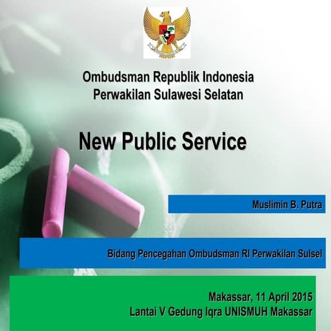 New public Service | PPT