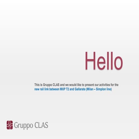 New rail link between mxp t2 and gallarate | PDF | Rail Travel | Travel ...